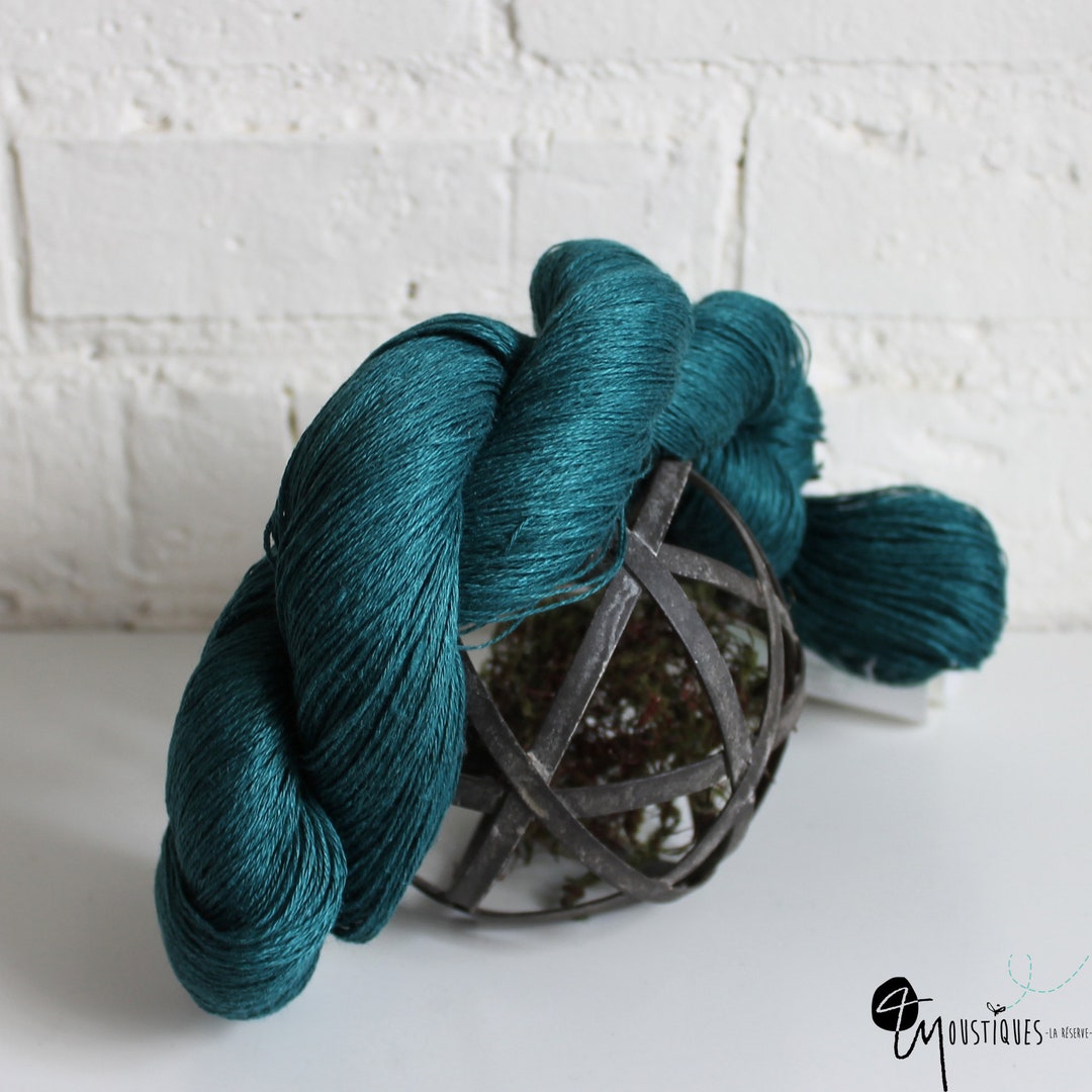 FIBRA NATURA Knitting Thread Flax Lace 1849 100g Very - Etsy UK