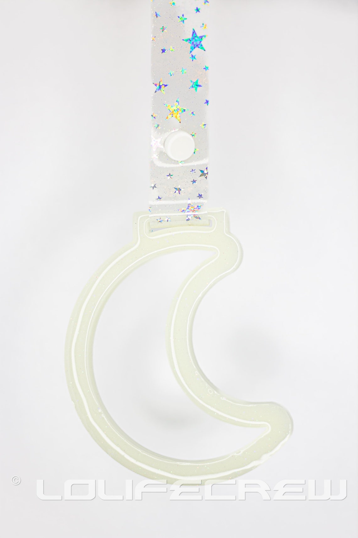 Glowing White Moon Tsurikawa - Etsy