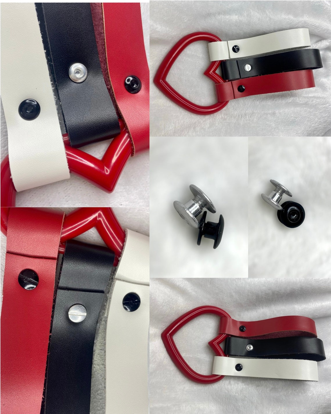 Red Mica / Black Foil Oni Tsurikawa - Etsy