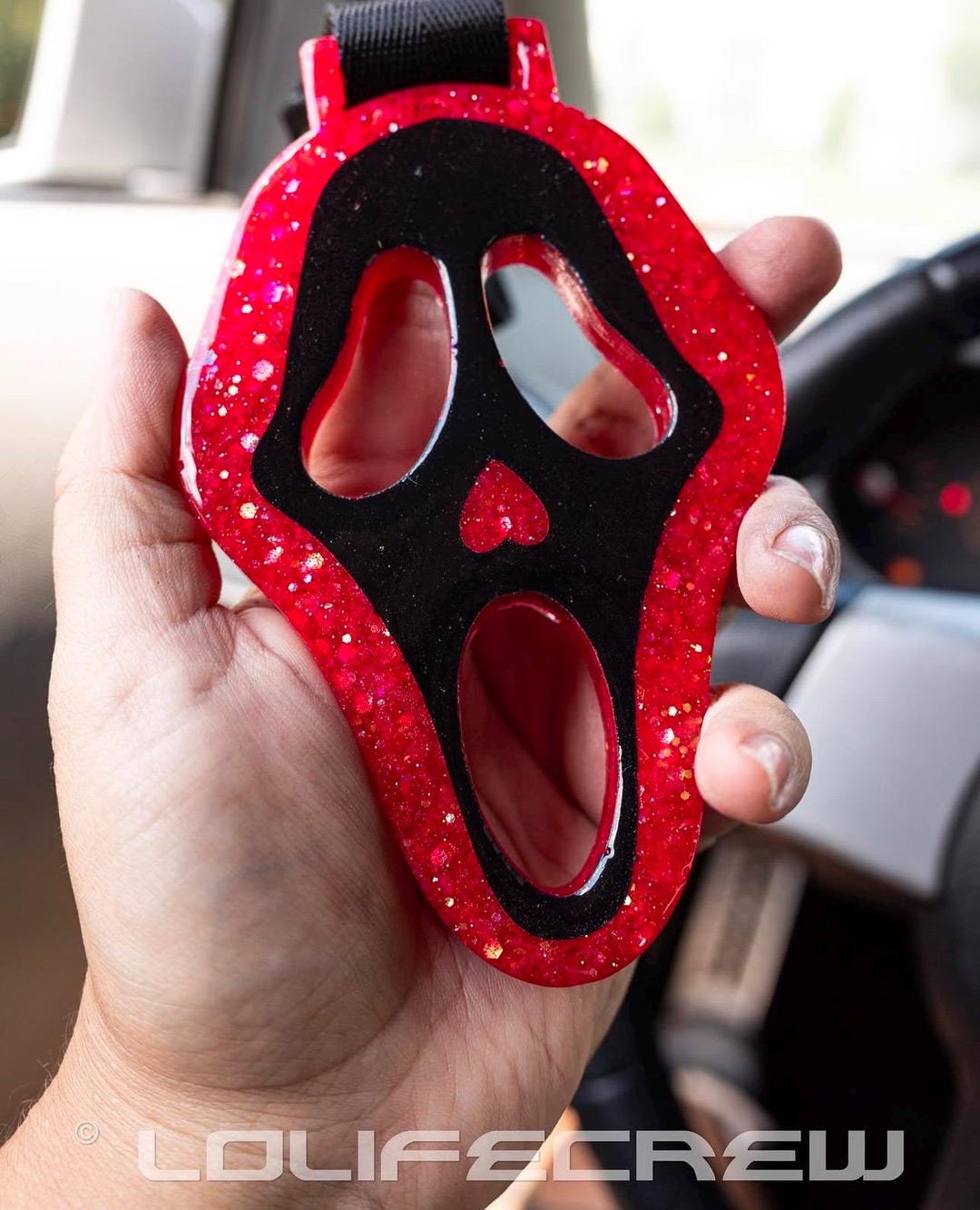 Red Opal Mask Tsurikawa - Etsy