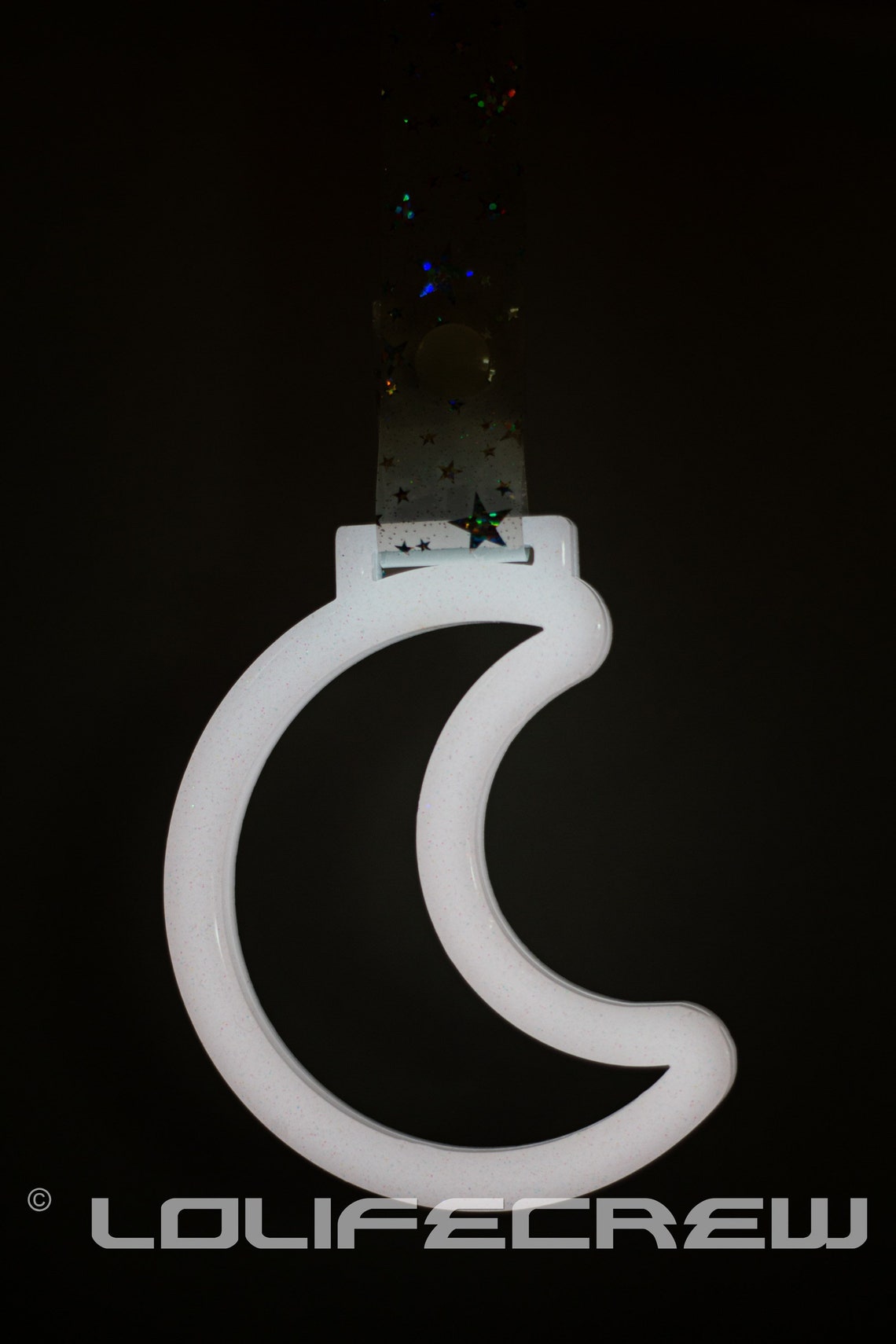 Glowing White Moon Tsurikawa - Etsy