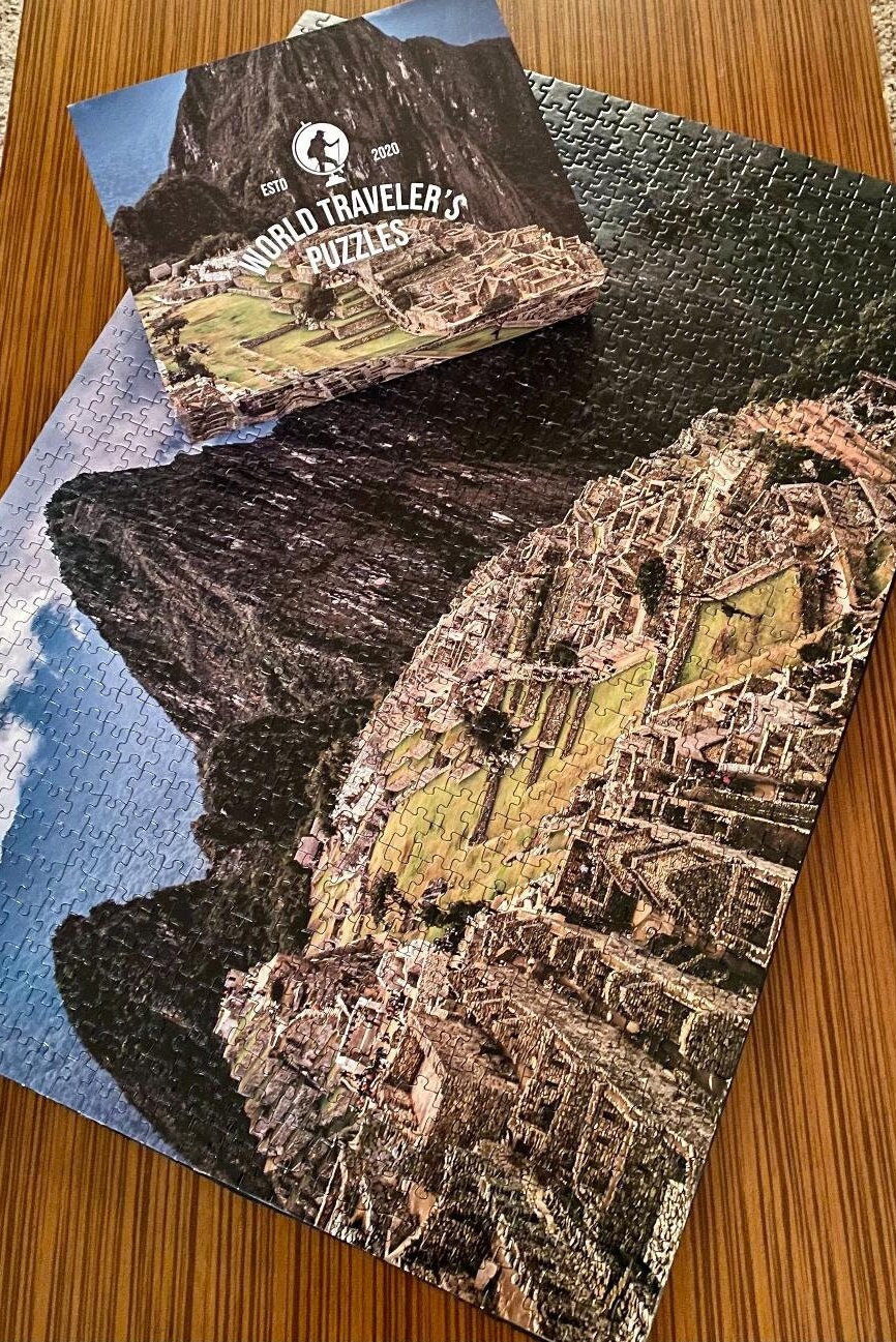 7 Wonders of the World. 1000 Piece Jigsaw Puzzle of Machu Picchu ...
