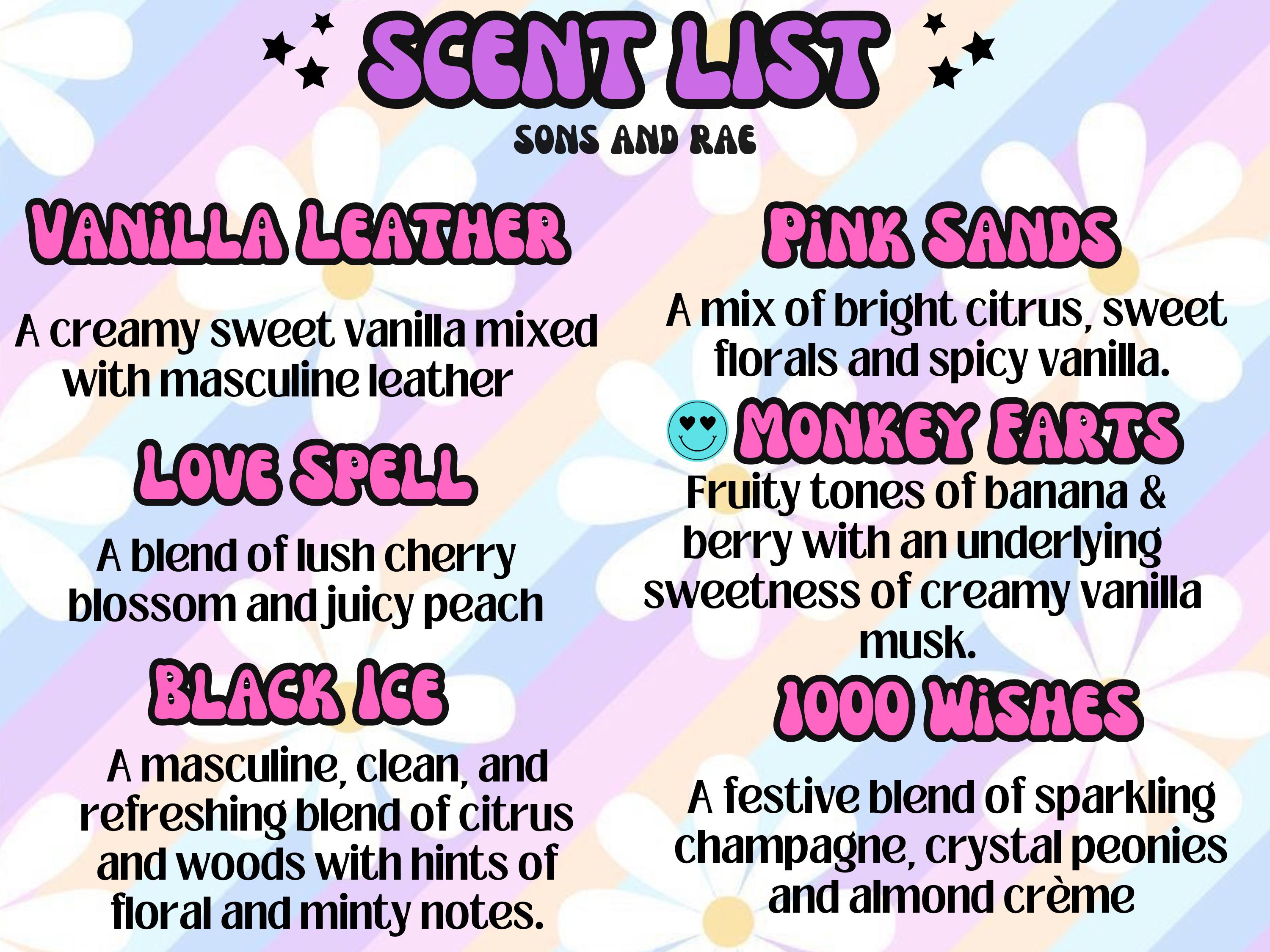 Pink Zebra Scents List