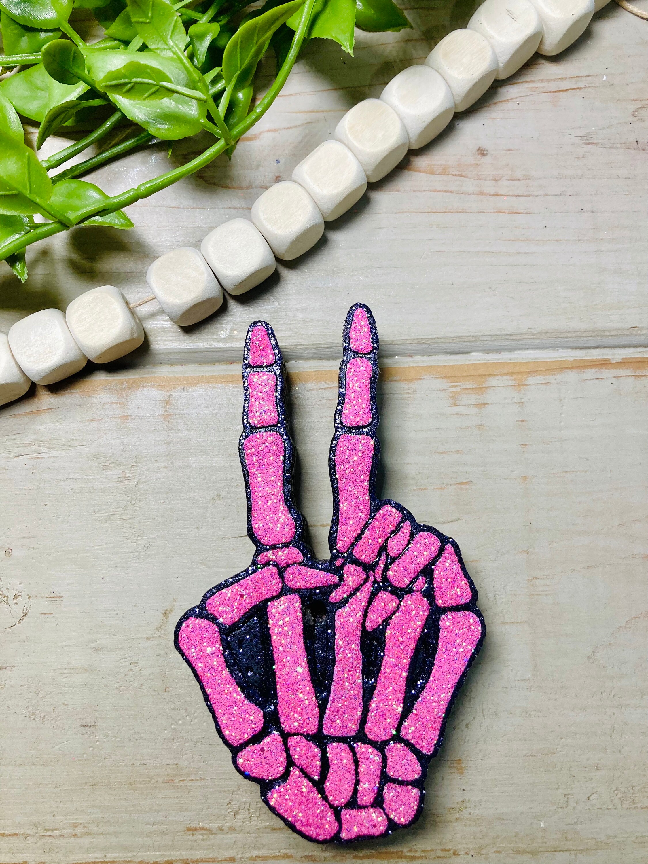 Peace Sign Freshie Skeleton Hand Freshie Peace Sign Skeleton Hand ...