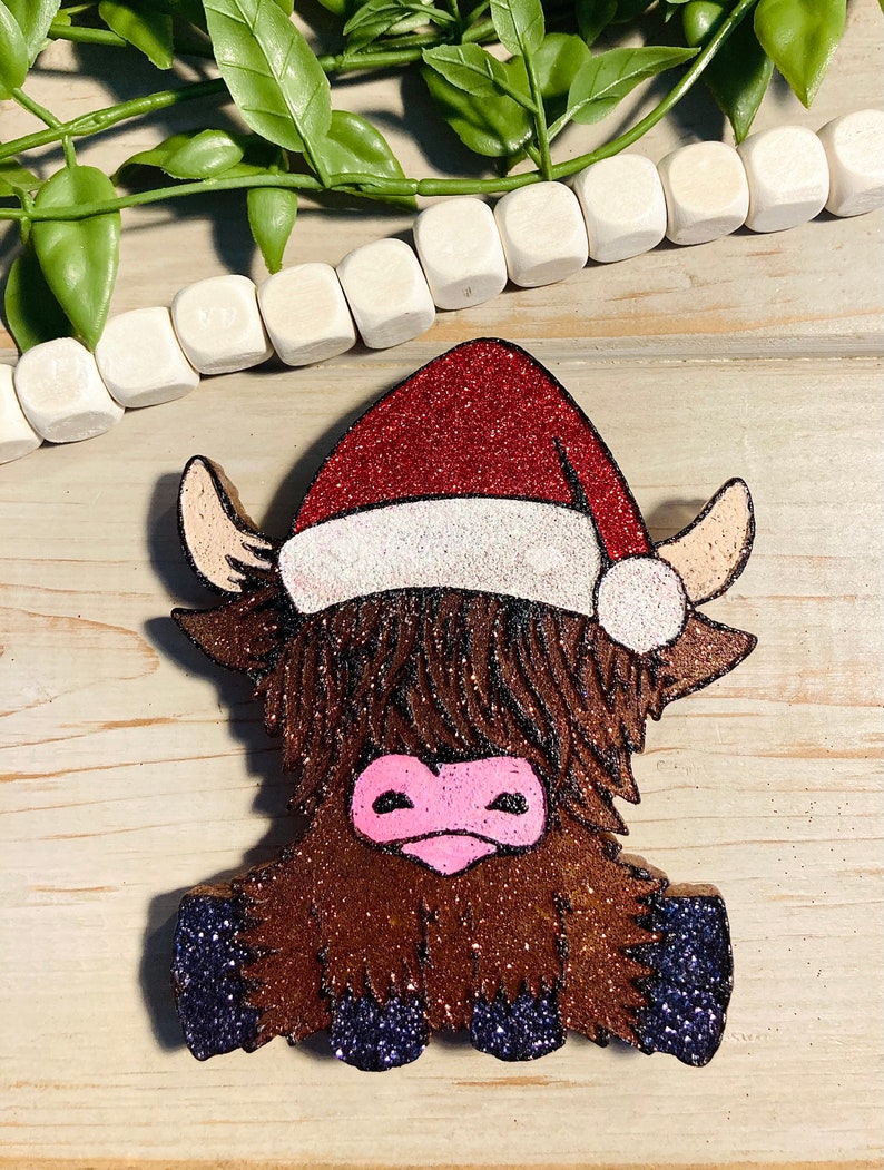 Highland Cow Freshie Cow Freshie Christmas Freshie Christmas Gifts Car ...