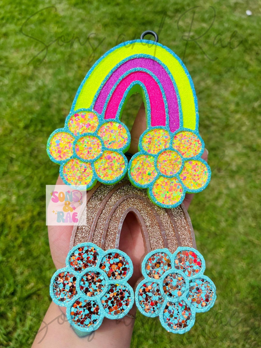 Freshie | Rainbow Freshie | Flower Rainbow Freshie | Car Freshie ...