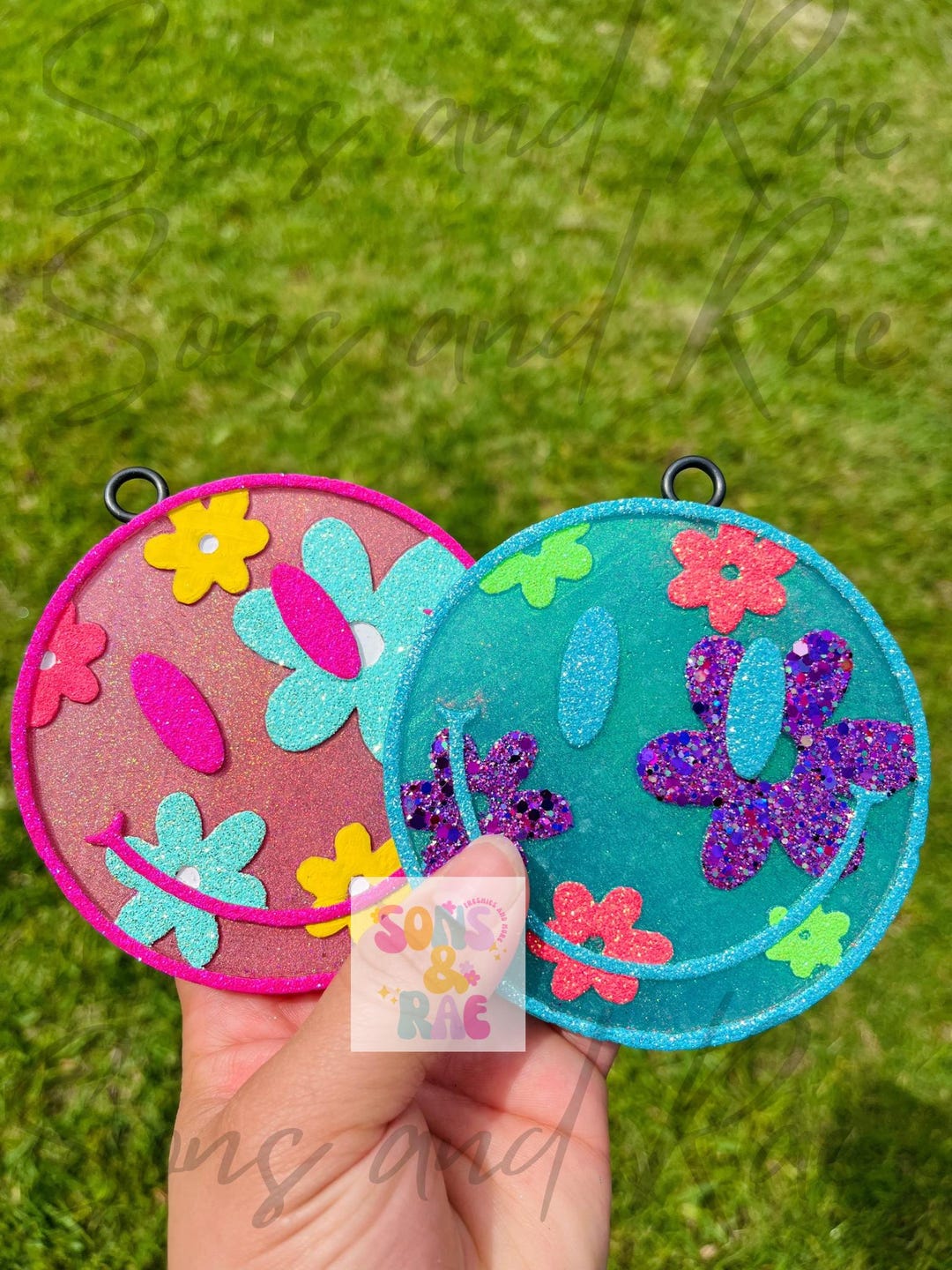 Happy Face Freshie | Car Accessories | Flowers | Freshie | Car Freshie ...