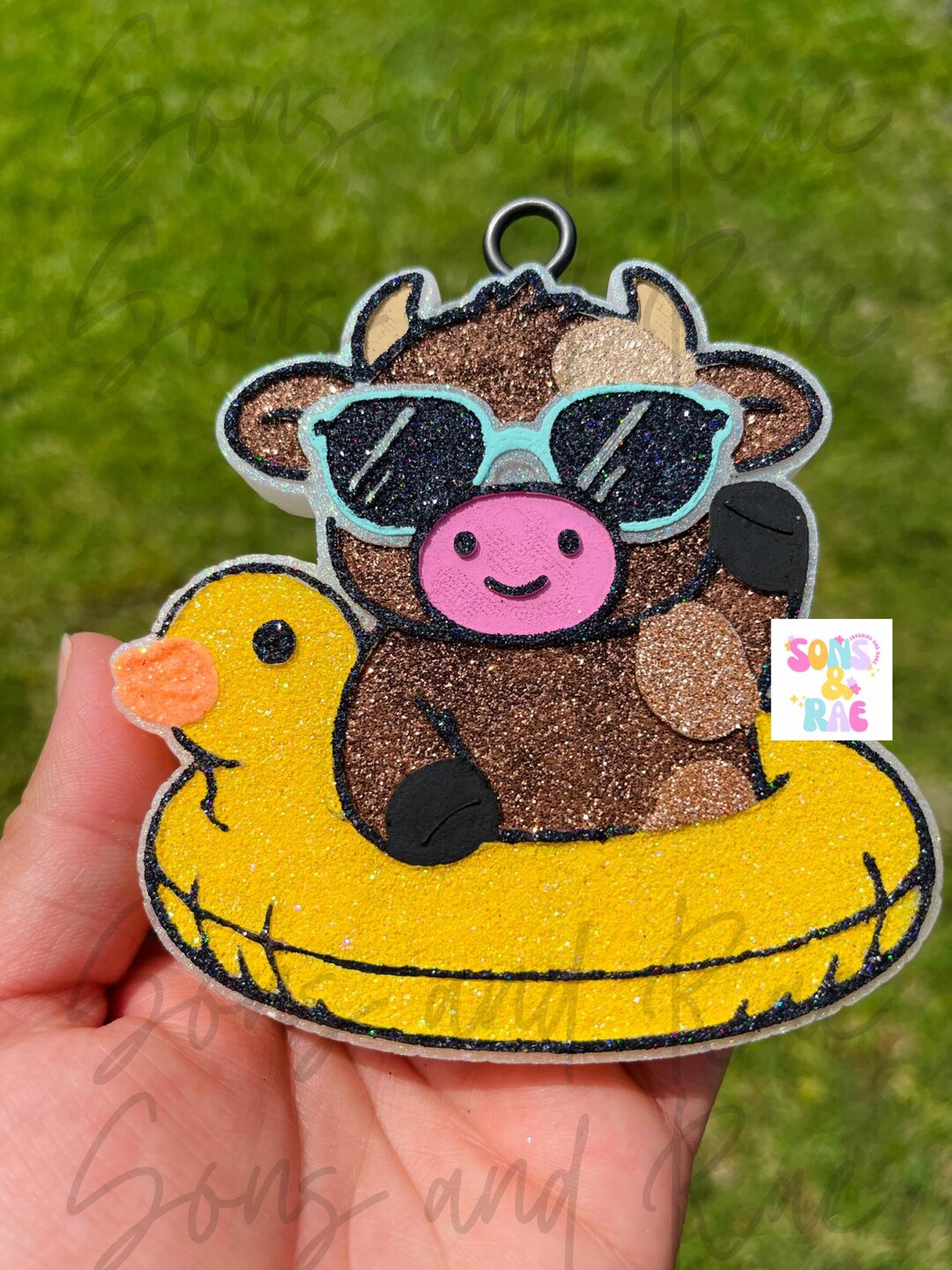 Car Freshie | Cow Freshie | Cow on Float Freshie | Freshie | Freshy ...