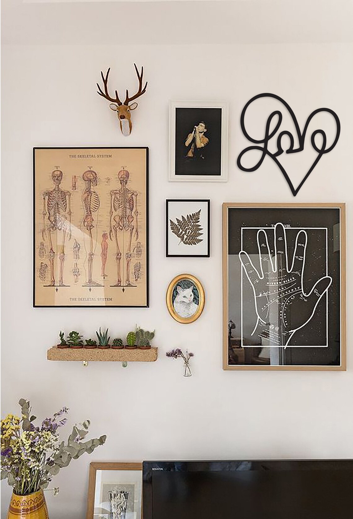 Metal Wall Art - Love - Heart - Design - Gift - Etsy