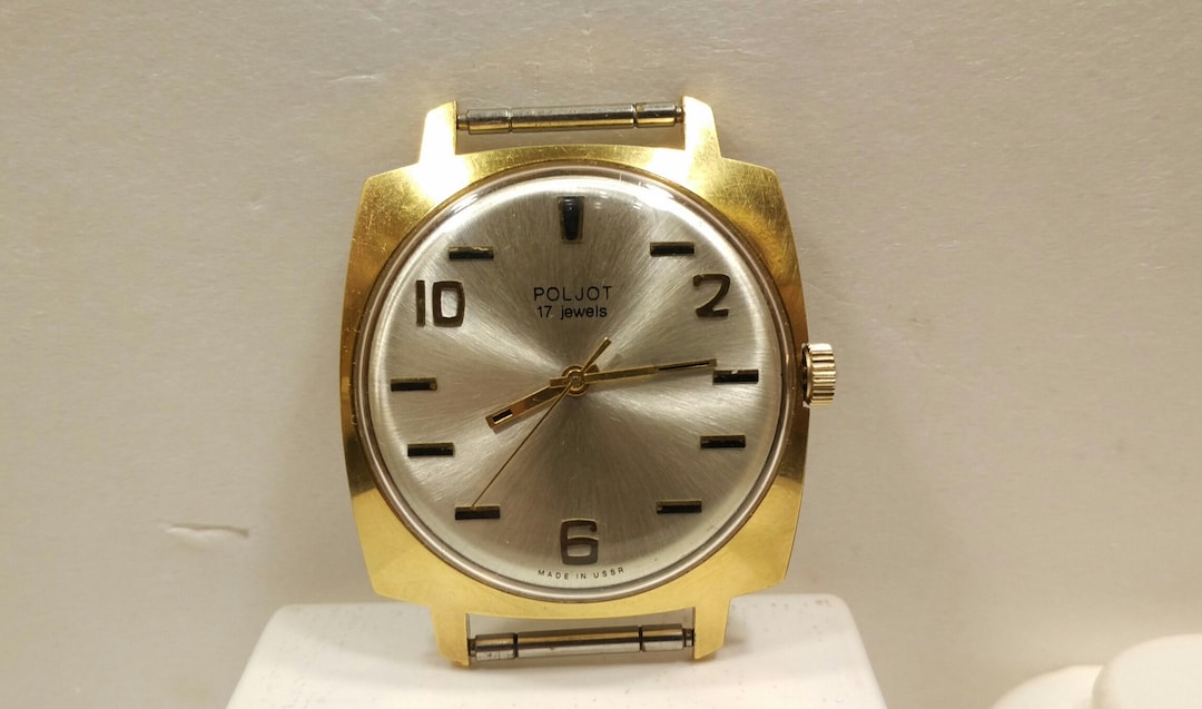 Watch POLJOT 17 JEWELS Vintage Mechanical Gold-plated (AU20) USSR - Etsy