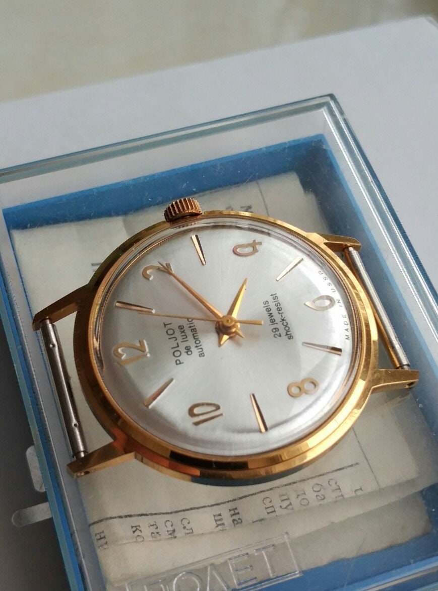 Vintage Poljot De Luxe Automatic Mechanical 29 Jewels Vintage / Men Watch. Rare Timepiece - Etsy