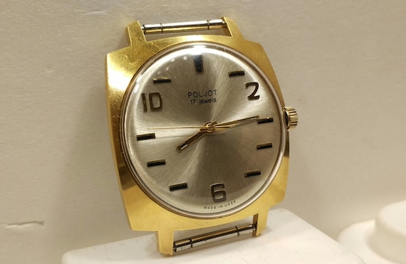 Watch POLJOT 17 JEWELS Vintage Mechanical gold-plated… - Gem