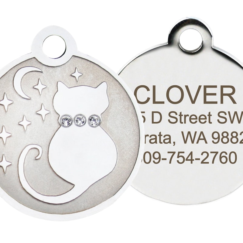Cat Tags - Etsy