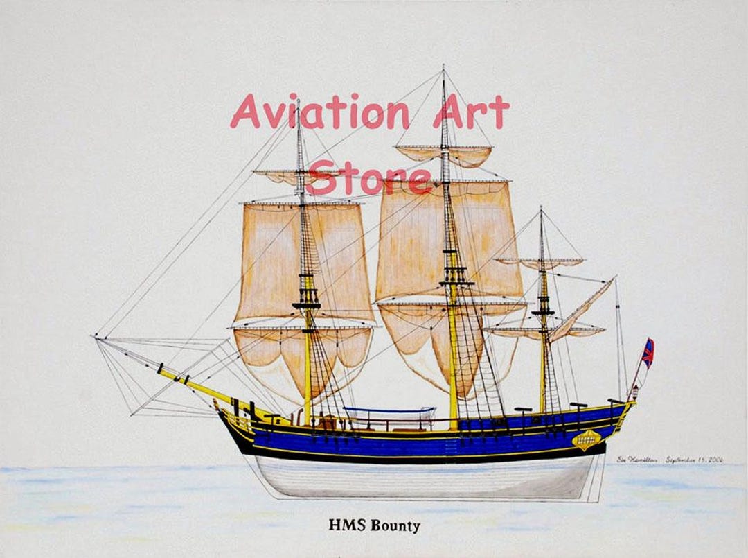 HMS Bounty - Etsy