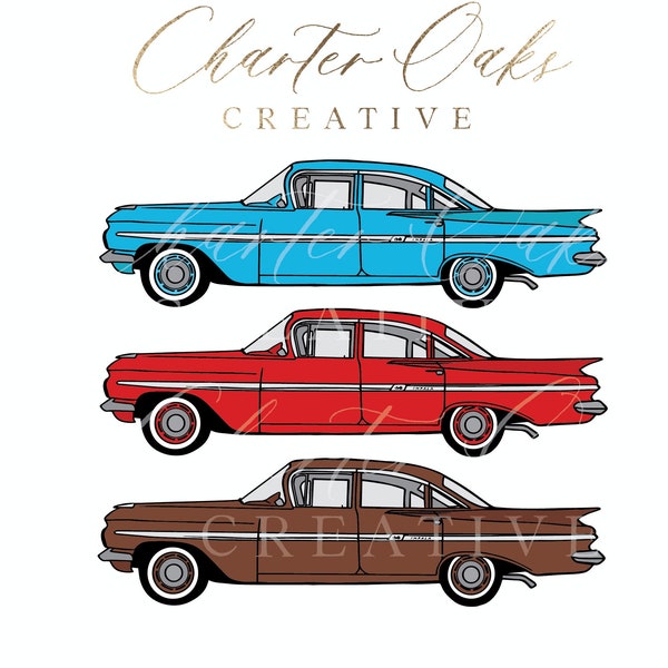 Chevrolet Impala Svg - Etsy