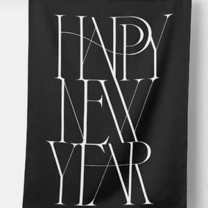 Modern Typography Happy New Year Type Stack SVG Digital File Download ...
