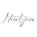 Beautiful, Modern Happy New Year Script and Sans Serif Typography SVG ...