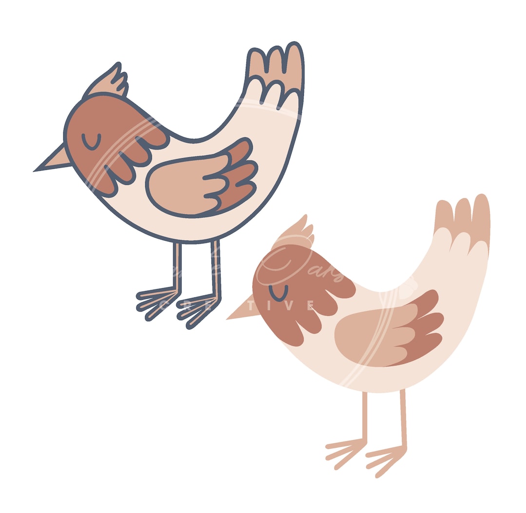 Cute Bird Layered SVG, PNG Digital File Download - Etsy