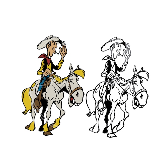 Cowboy Draw Cartoon