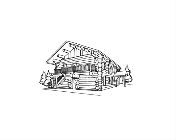 Camp Cabin Clip Art