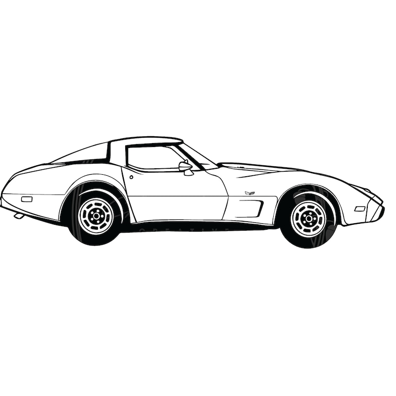 Corvette Svg - Etsy