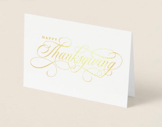 Beautiful, Elegant Happy Thanksgiving Script Typography SVG Digital ...