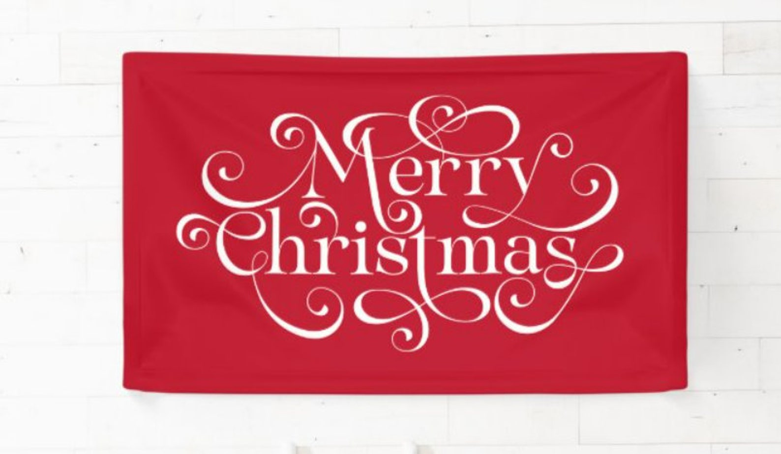 Elaborate Hand-lettered Merry Christmas Typography With Curls SVG ...
