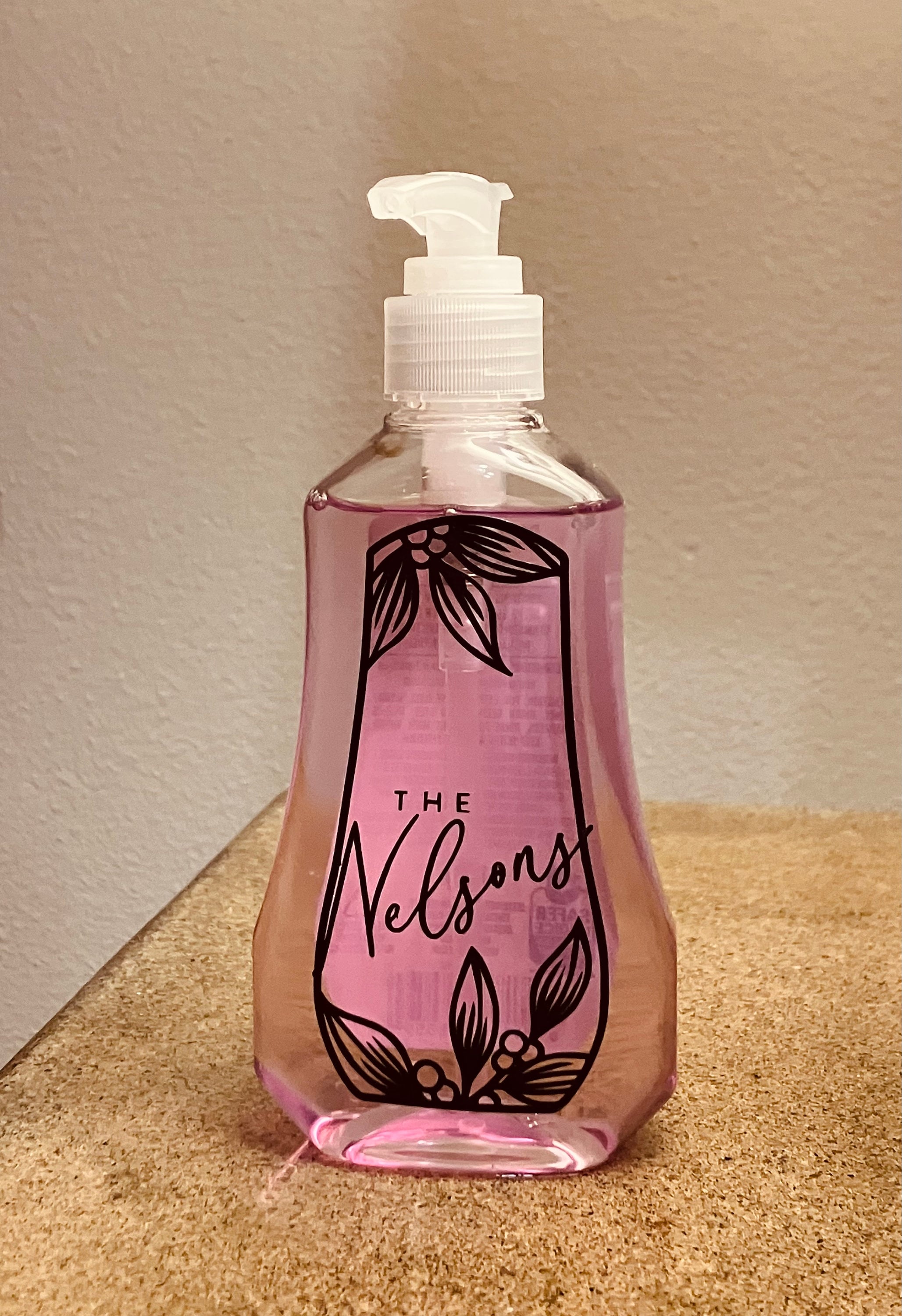 Curved Bottle Label Design With Leaves and Berries SVG PNG DXF Digital ...