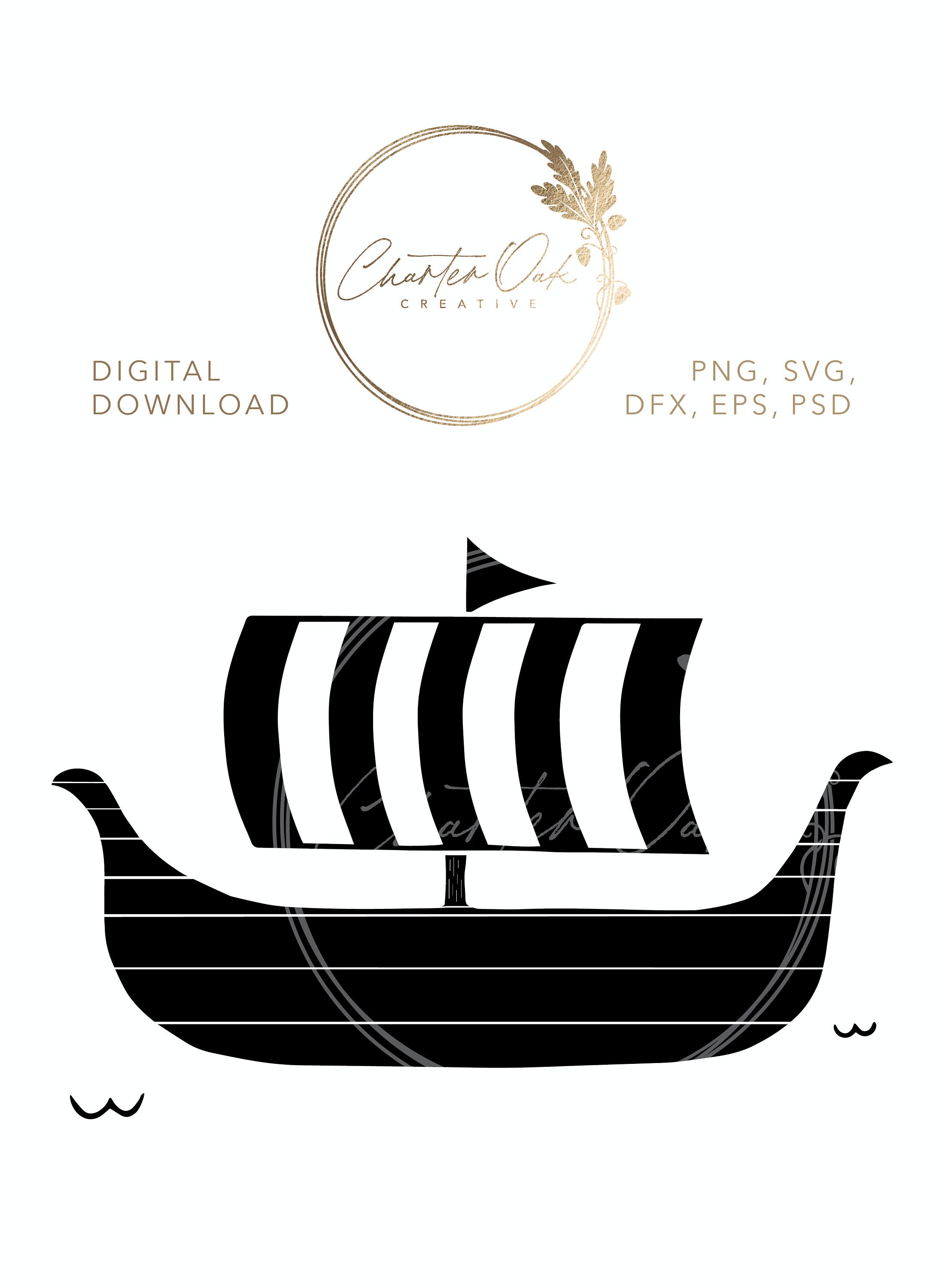 Viking Ship/longboat SVG Digital File Download - Etsy