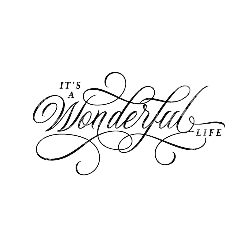 Wonderful Life - Etsy