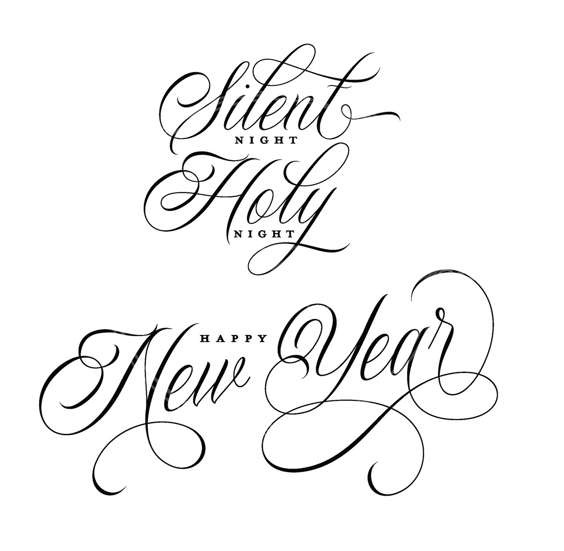 Bundle of 11 Beautiful, Elegant Christmas and Holiday Scripts ...