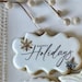 Beautiful, Modern Happy Holidays Script Typography SVG Digital File ...