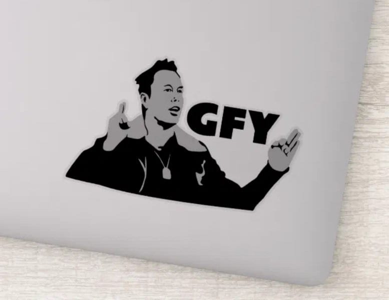 Elon Musk GFY Image Political Humor Layered SVG Digital File Download ...