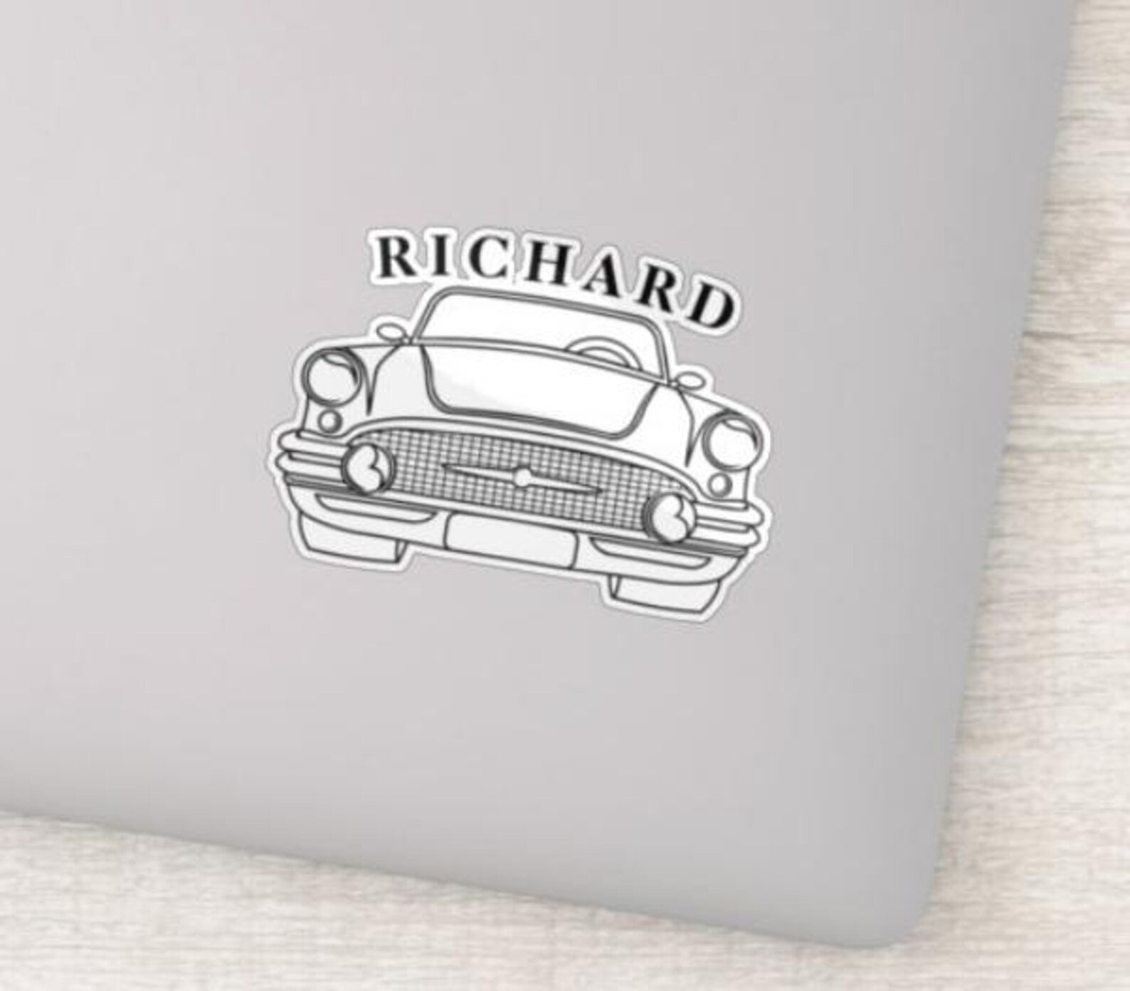 Classic Car/vehicle Front View Line Drawing/illustration SVG PNG ...