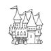 Fairytale Princess Castle Line Drawing/illustration SVG Digital File ...