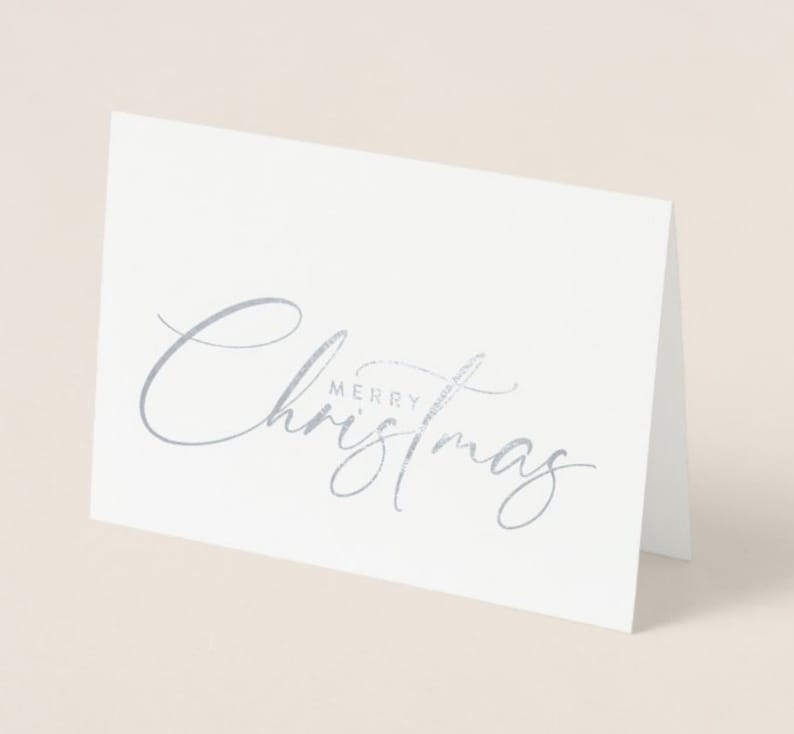 Beautiful, Modern Merry Christmas Script Typography SVG Digital File Download - Etsy