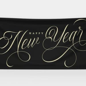Beautiful, Elegant Happy New Year Script Typography SVG Digital File Download - Etsy