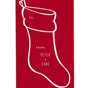 Christmas/holiday Stocking Line Drawing PNG SVG Digital File Download ...