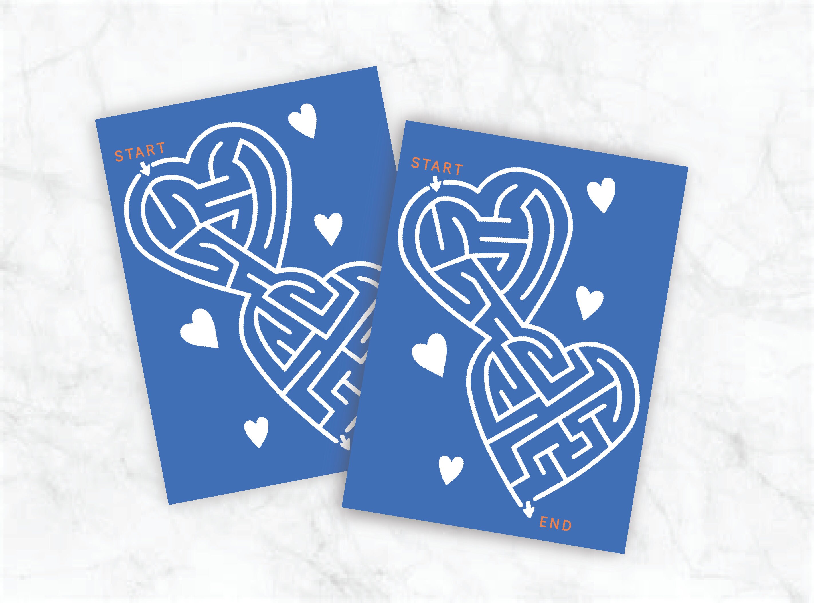 Heart Maze for Valentine's Day SVG Digital File Download - Etsy