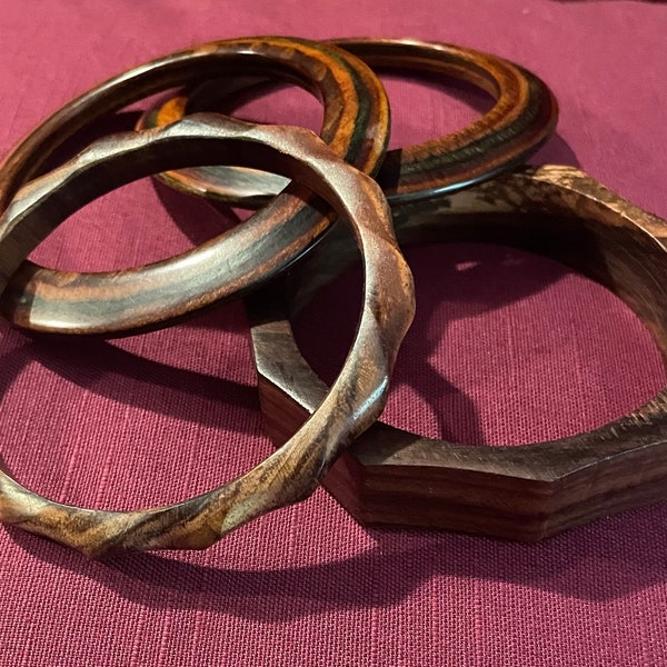 Wooden Bangles - Etsy