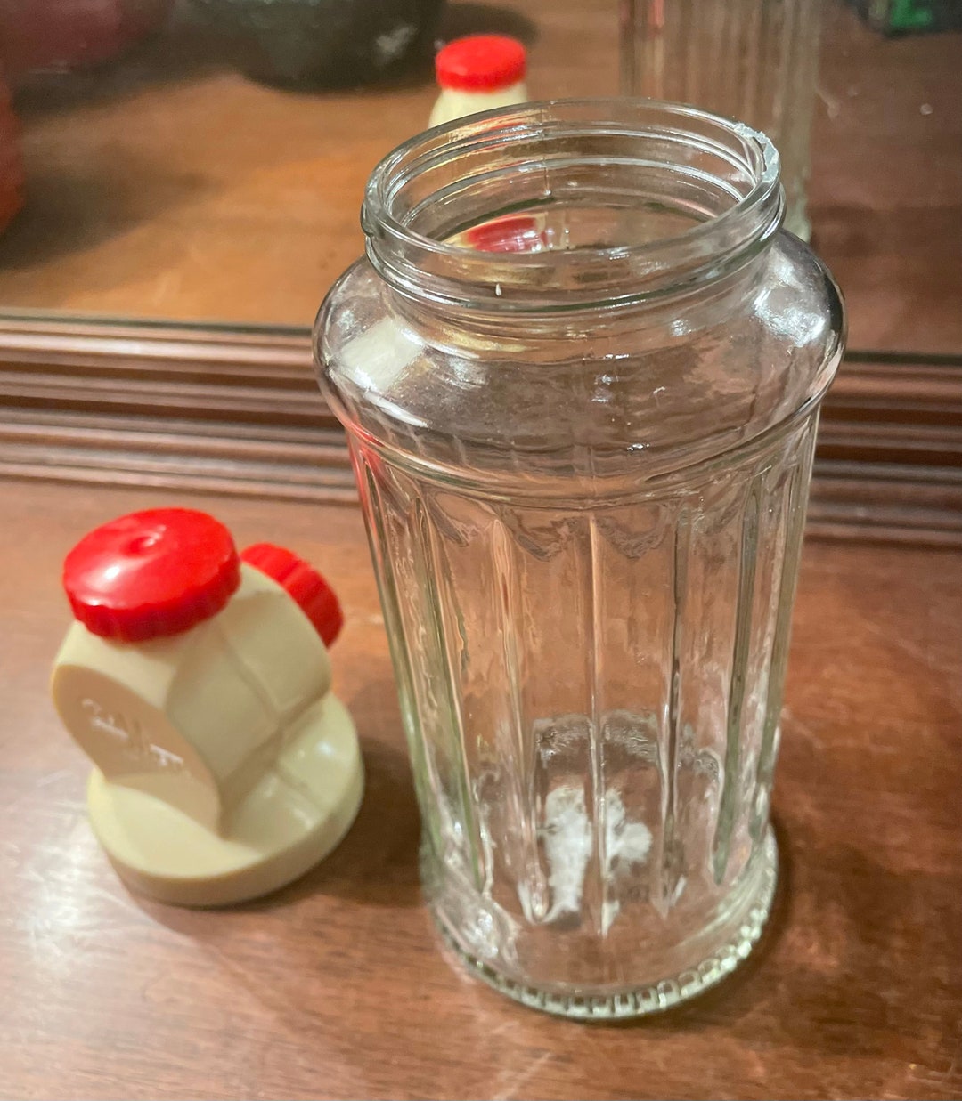 Glass Canister Nutrasweet Vintage Jar Kitchen Decor - Etsy