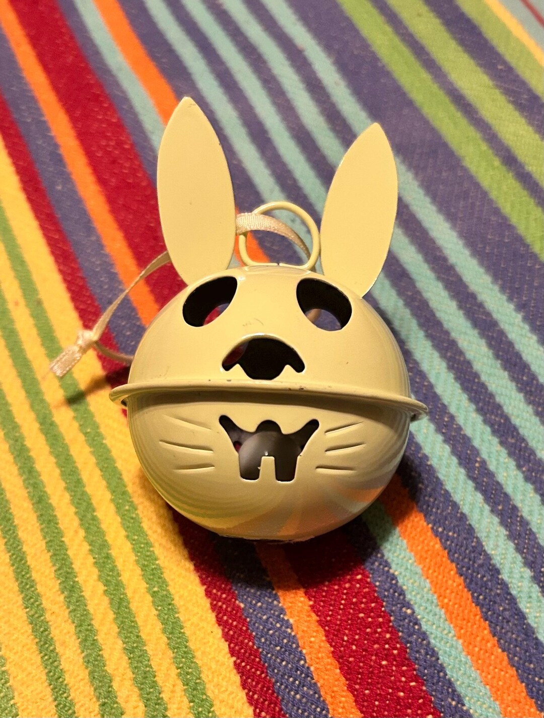 MCM Vintage Bunny Bell - Etsy