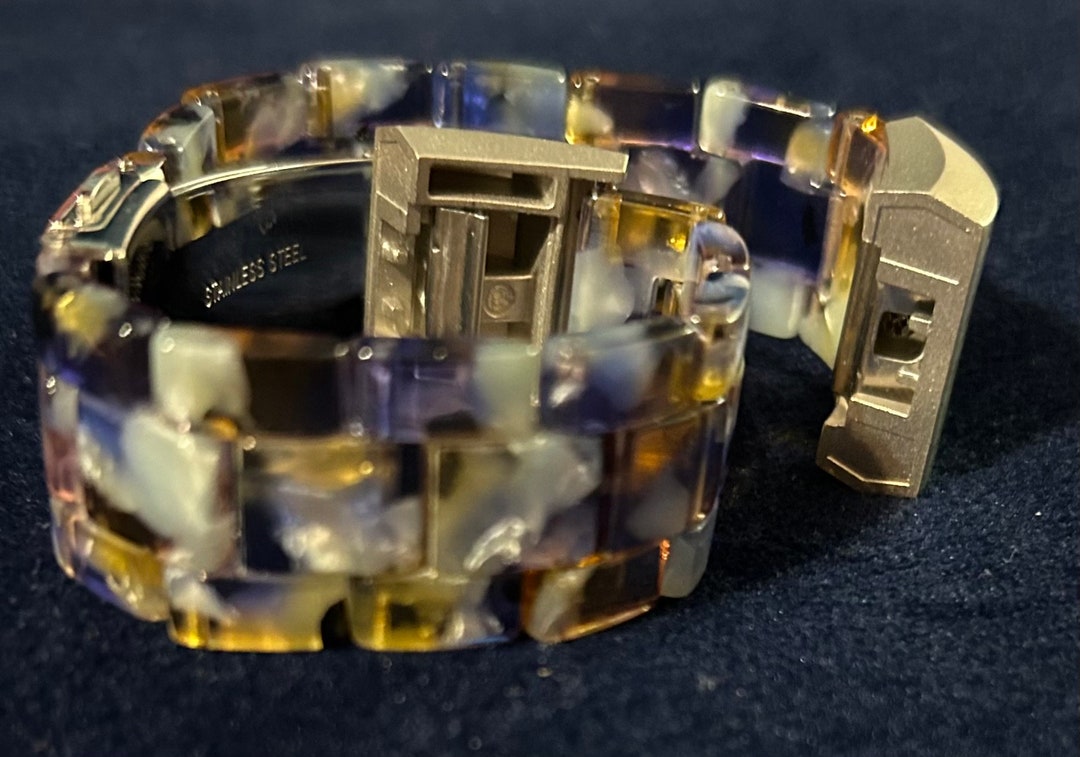 Blue Tortise Shell Watch Band - Etsy