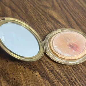 Vintage Gold Compact Regency Hollywood - Etsy