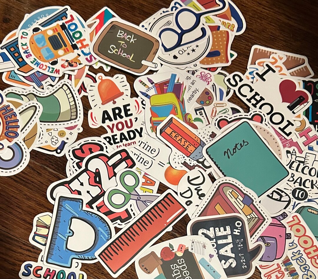 Back to School Stickers ~ Scrapbook ~ Teacher Supplies - Etsy
