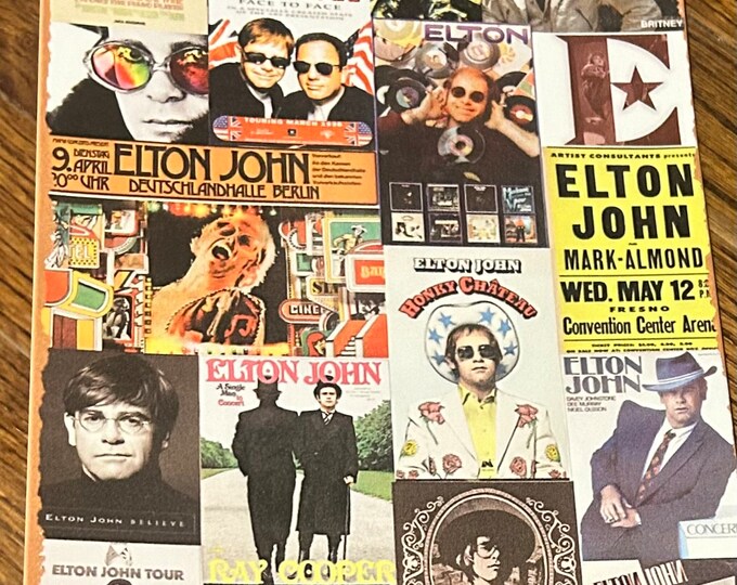 Elton John Tin Advertisement Sign - Etsy