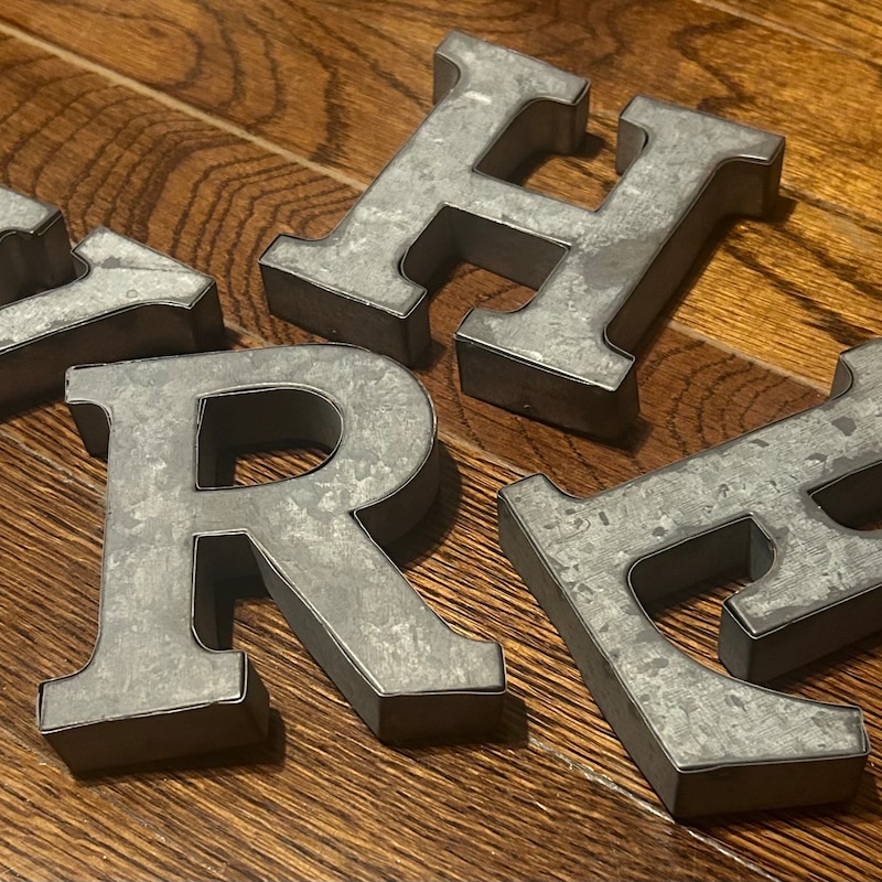 Metal Letters for Wall - Etsy