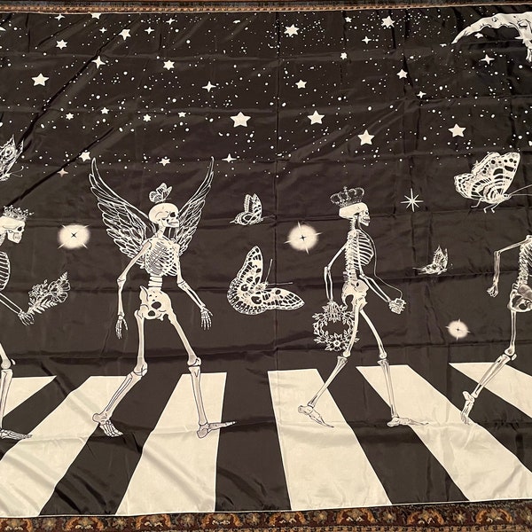 Skeleton Tapestry - Etsy