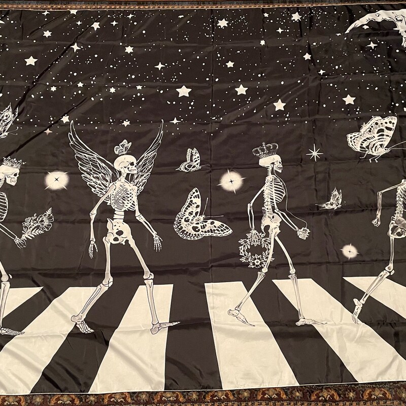 Skeleton Tapestry - Etsy