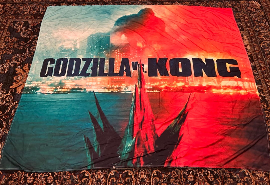 Godzilla Verses Kong Tapestry - Etsy